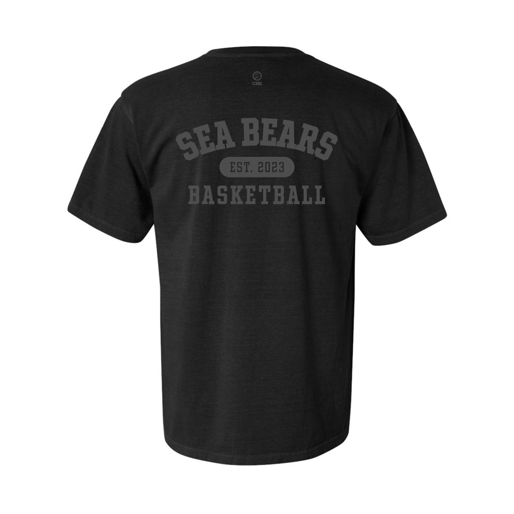 SEA BEARS ICON VARSITY TEE BLACK | True North Shop